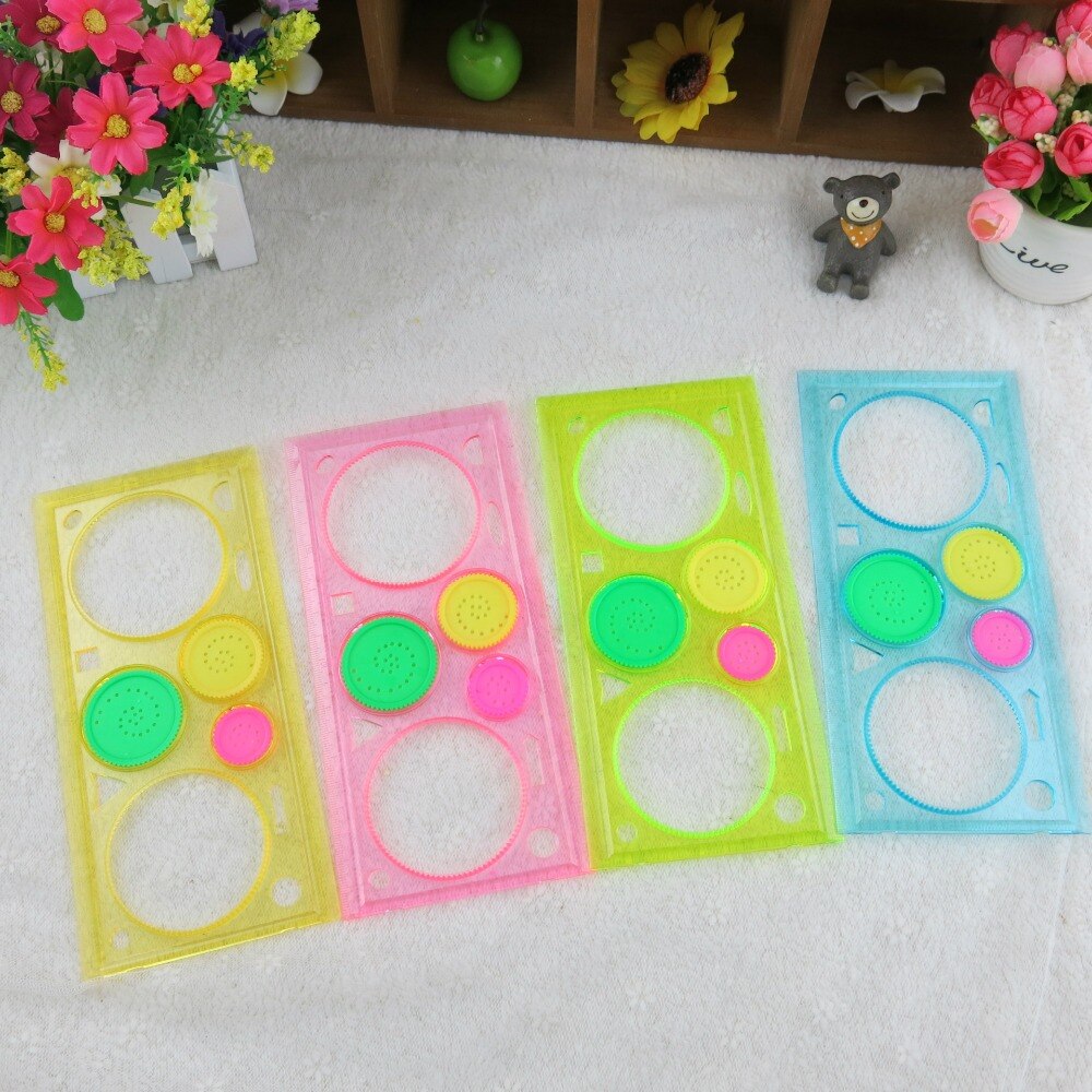 4 pcs/set Spirograph Geometric Ruler Learning Draw... – Grandado