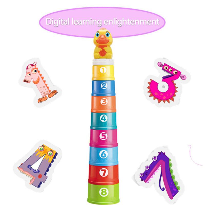 Baby Stacking Cup 9pcs Early Educational Intellige... – Grandado