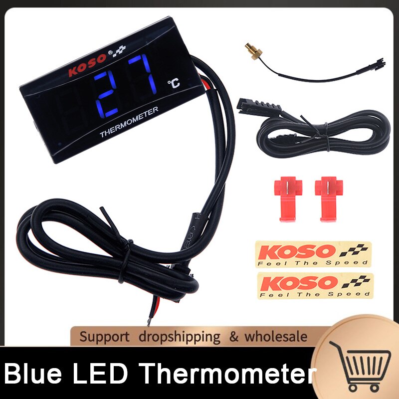 KOSO Motorcycle Thermometer Instruments Universal ... – Grandado