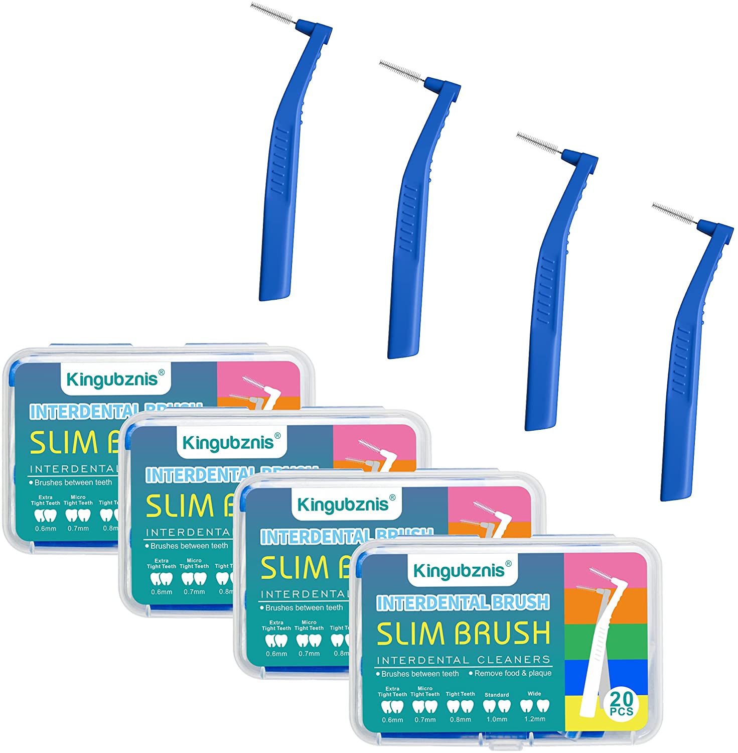 Kingubzbis 80pcs Soft Interdental Brush Clean Betw... – Vicedeal