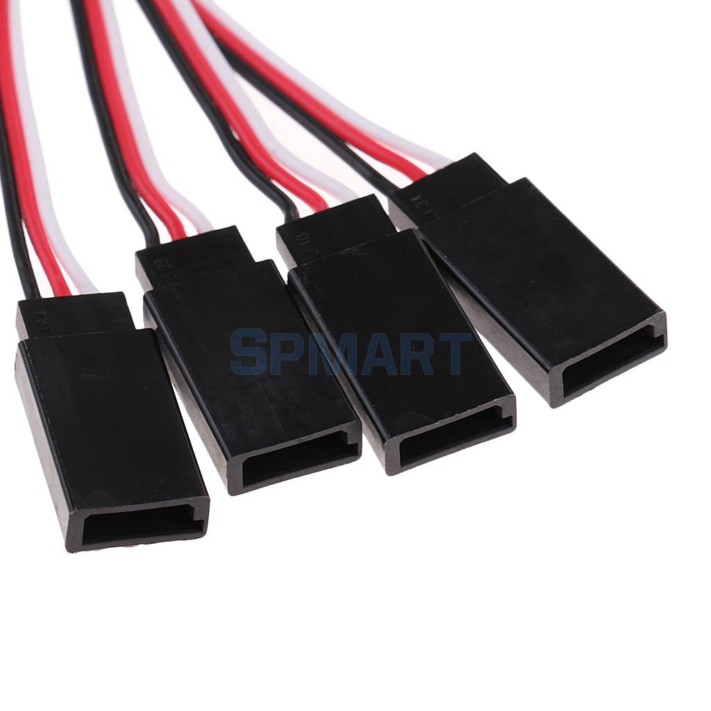 150mm Y Style RC Triple 4-Way Servo Extension Wire... – Grandado