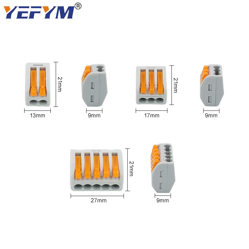 Electrical wiring terminals set cage spring univer... – Grandado