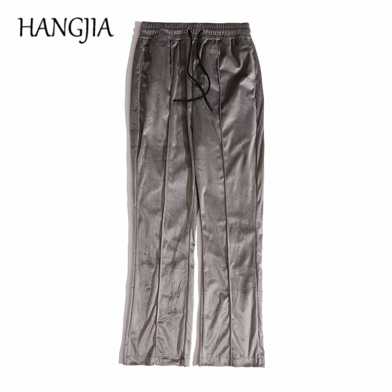 Harajuku Solid Color Velour Flared Joggers Women U... – Grandado