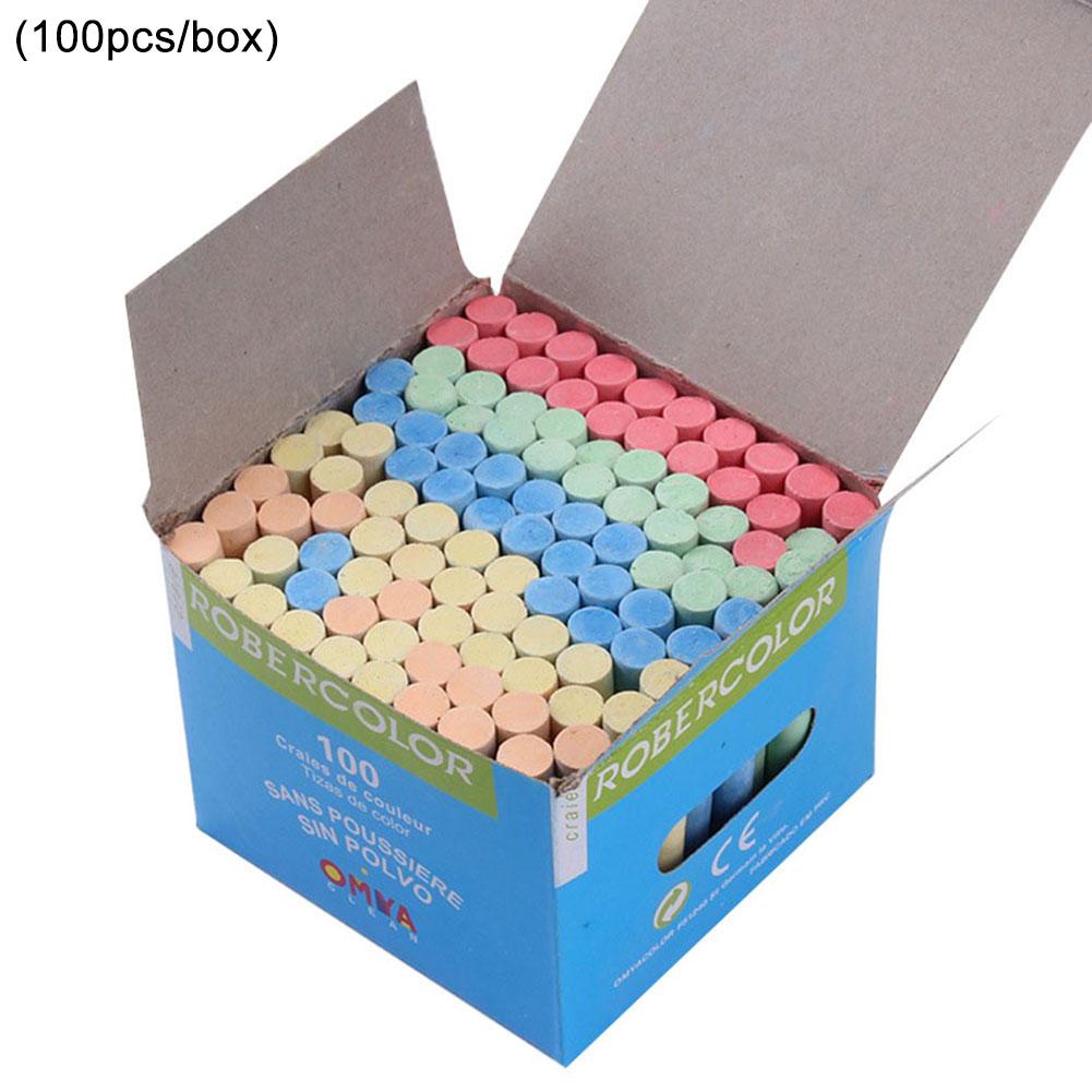 12/100 Pcs Colorful Chalk Paint Brush Pen Kids Pav... – Grandado