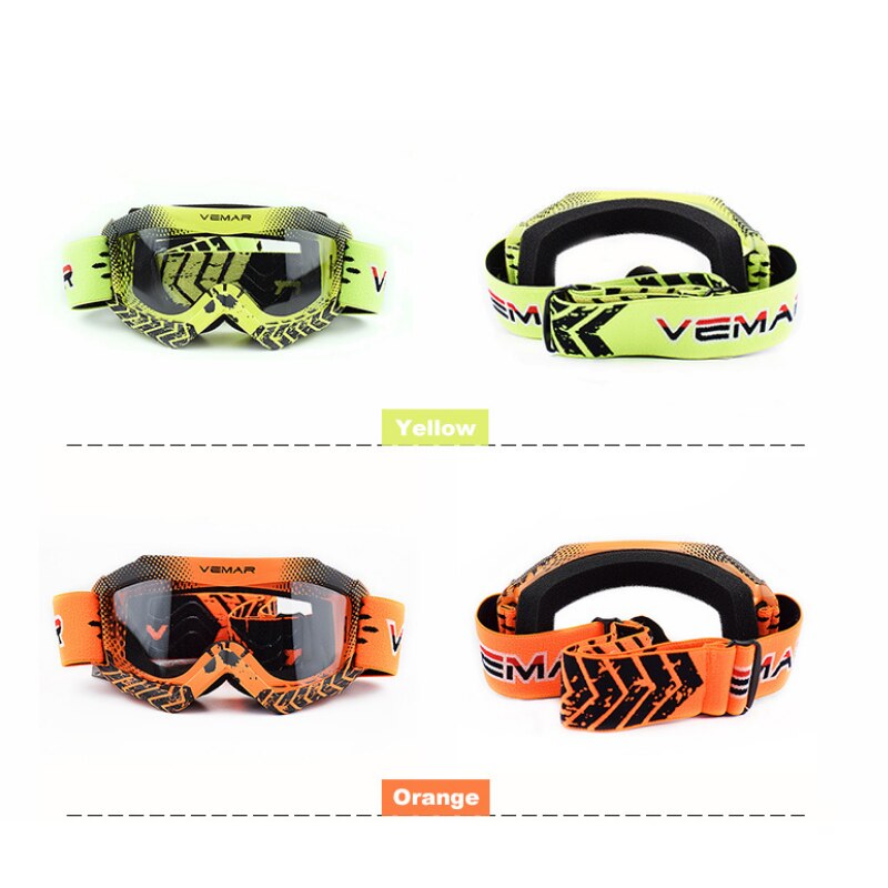 Vemar Motorfiets Bril Winddicht Motocross Goggles ... – Grandado