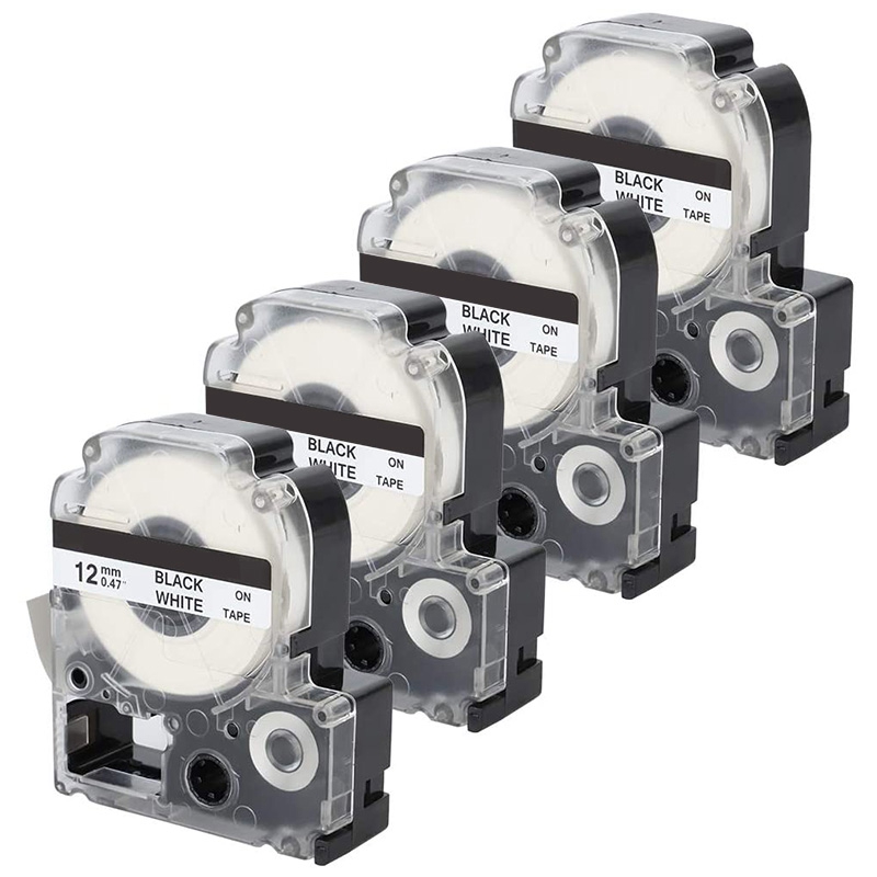 4 Pack Compatibel Label Tape Vervanging Voor Epson... – Grandado