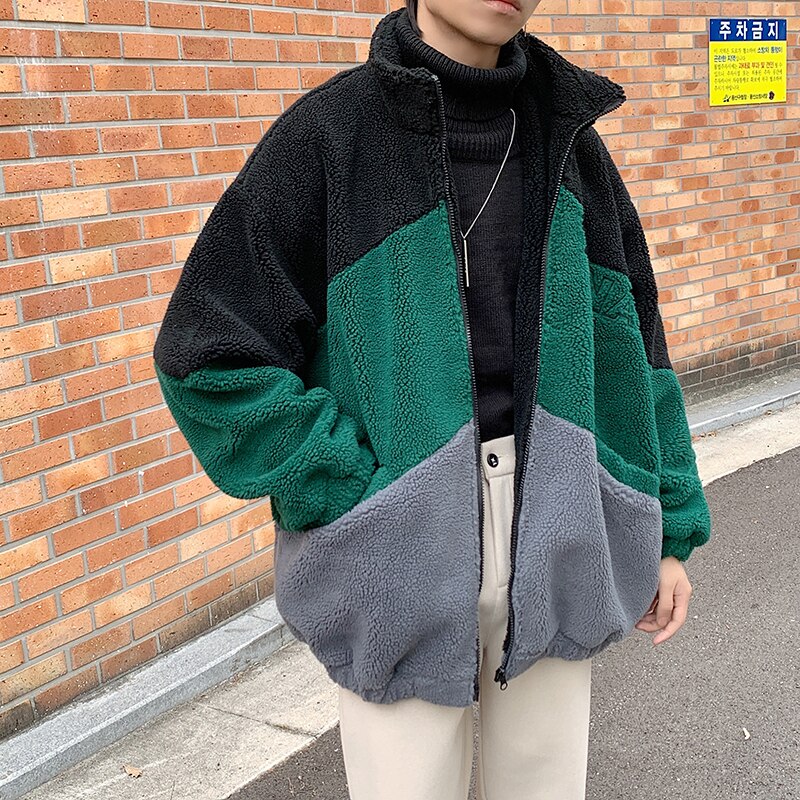 Lappster herr broderi ull jacka rockar vinterjacka... – Grandado