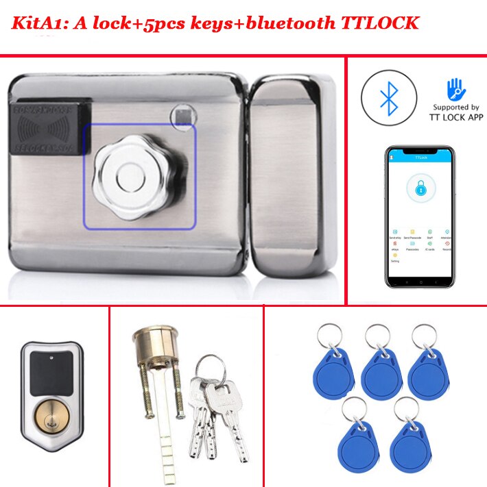 TTLOCK Bluetooth Electronic Lock AA Battery Powere... – Vicedeal