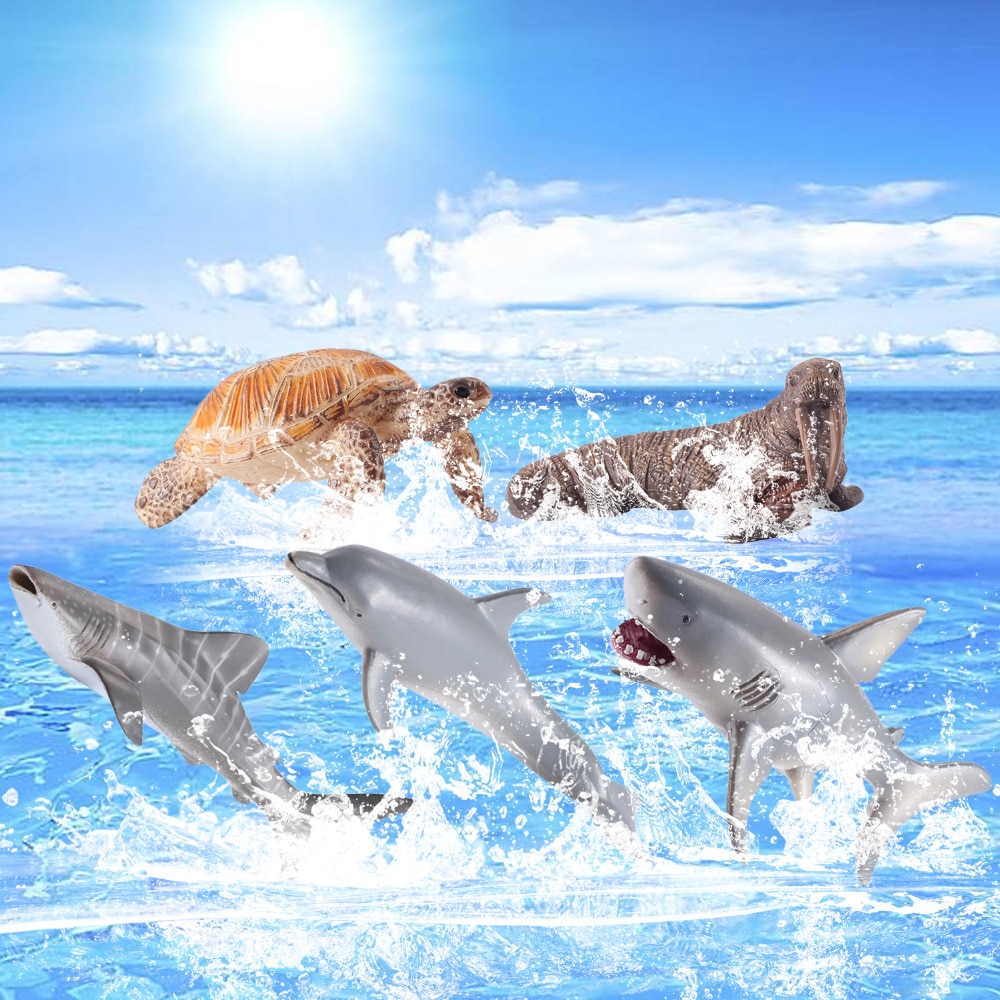 Kids Mini Simulation Realistic Sea Life Ocean Mari... – Vicedeal