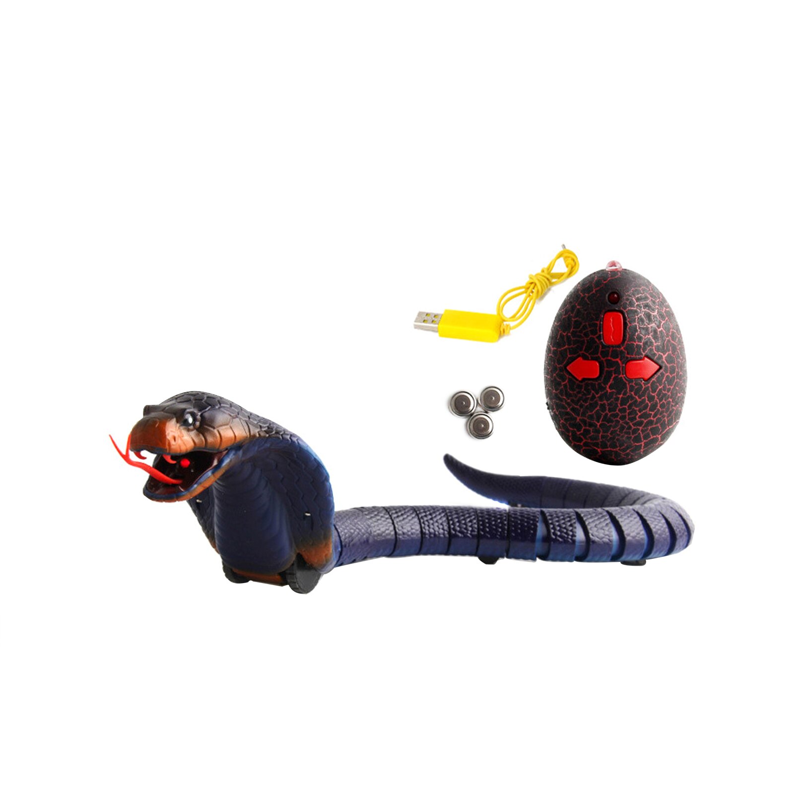 Realistic Soft Cobra Toy Rechargeable Electric Art... – Grandado