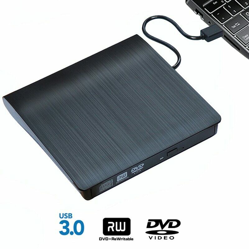 USB 3,0 Slim DVD externo RW CD Writer Drive quemad... – Grandado