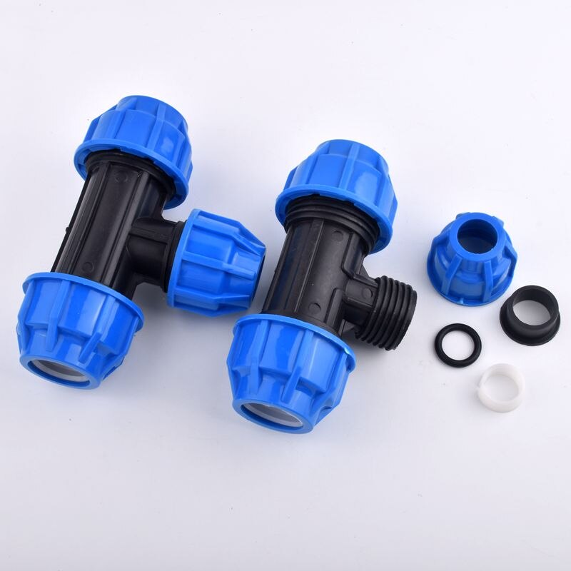 1Pc Pe Tee Connector Variabele Diameter Quick Dire... – Vicedeal