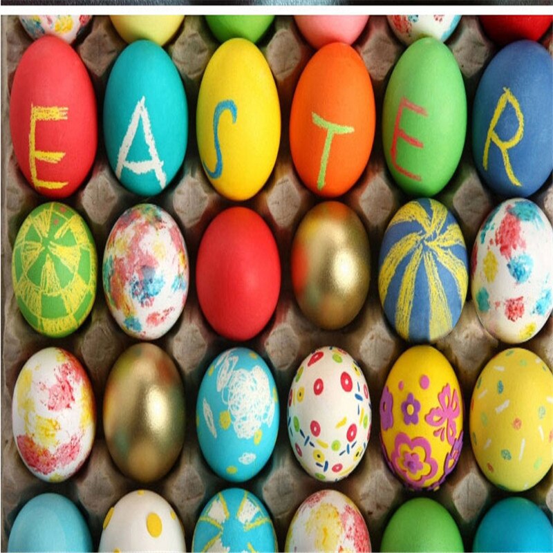 Colorful Egg Eggshell Art Easter Party Favors Kids... – Vicedeal