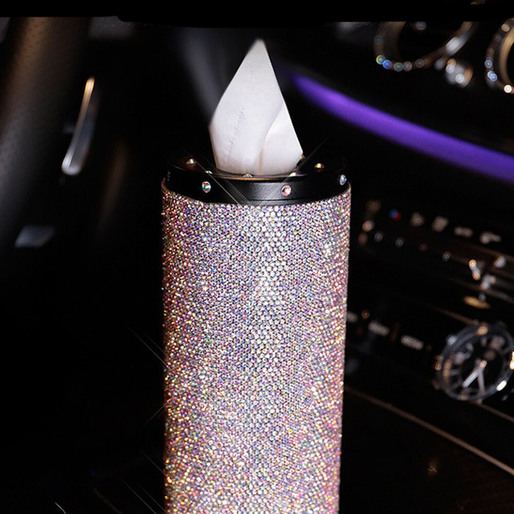 Bling Bling Wit Cystal Ronde Container Tissue Box ... – Grandado
