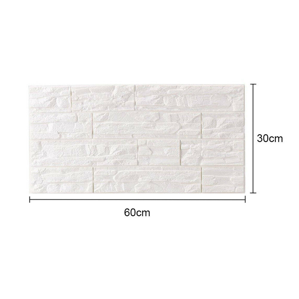 3D Brick Wall Stickers Living Waterproof Foam Room... – Vicedeal