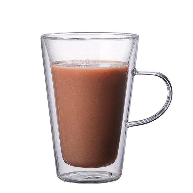 400Ml Double Wall Cup Met Handgreep Hittebestendig... – Grandado