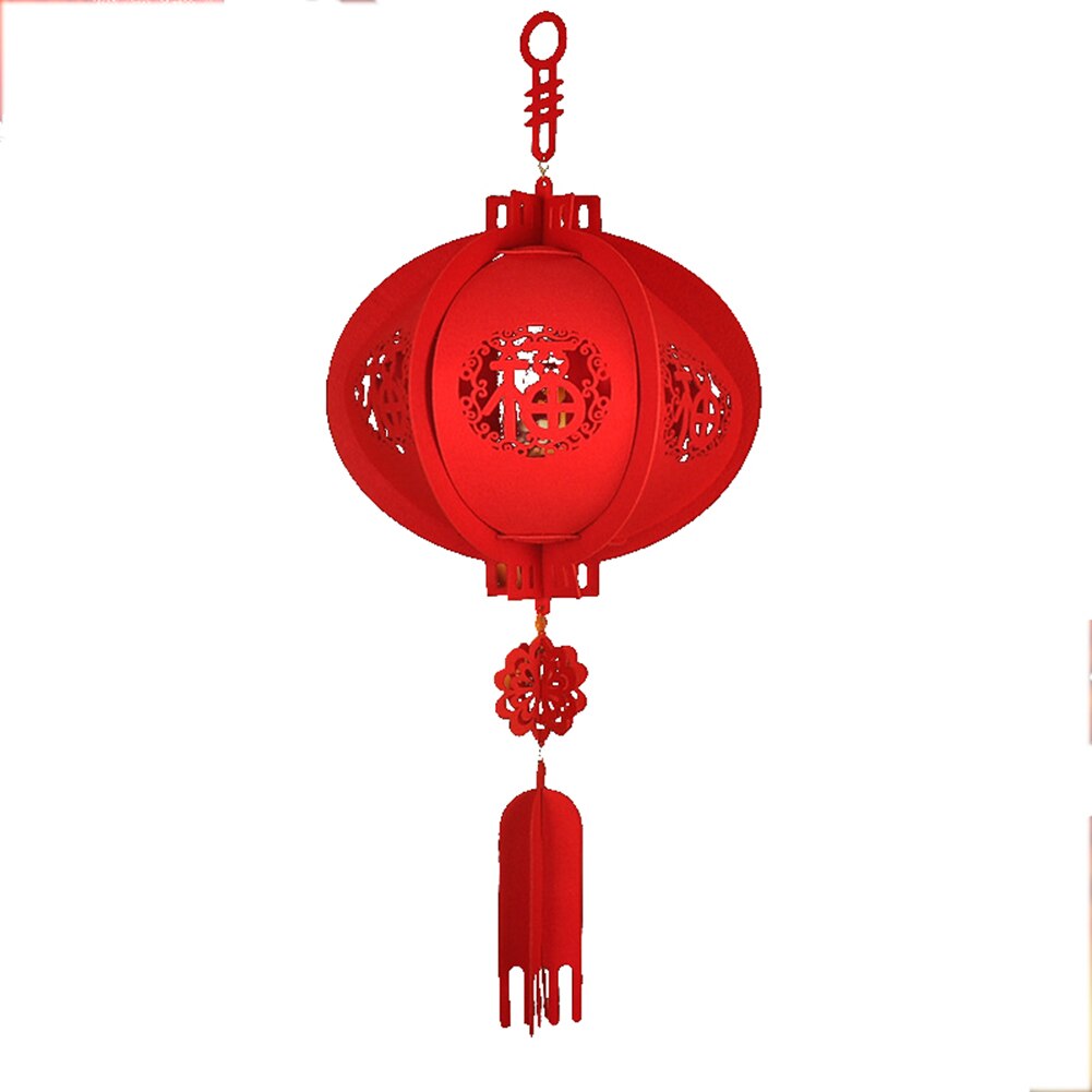 2Pcs Year Lantern Lights Decorative Non-Woven Lamp... – Grandado