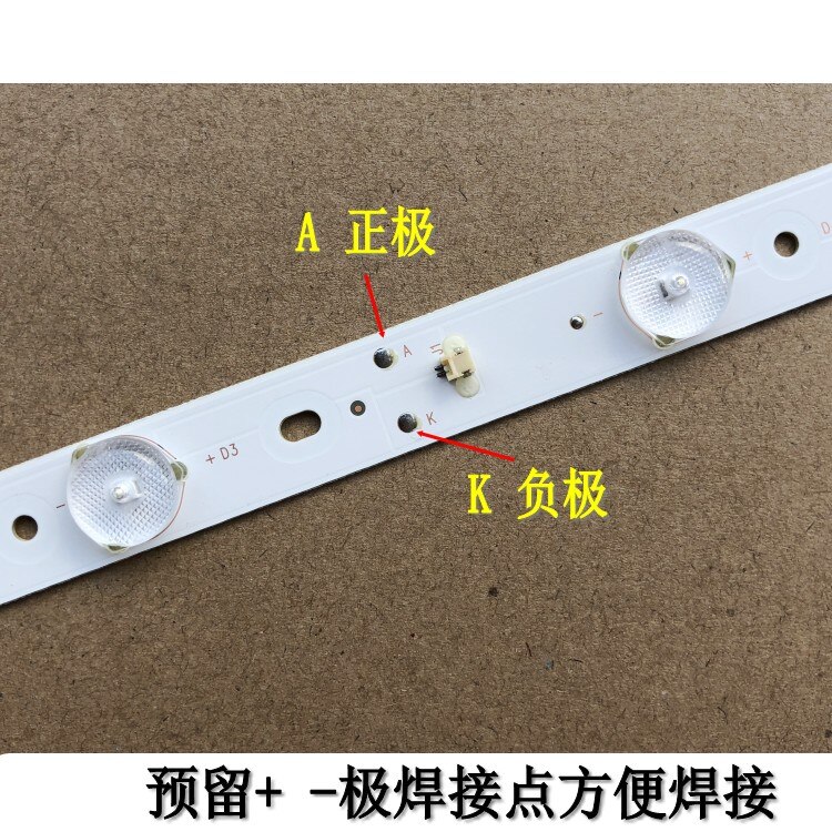 6 lights 3v lights universal light bar lens LED ba... – Vicedeal