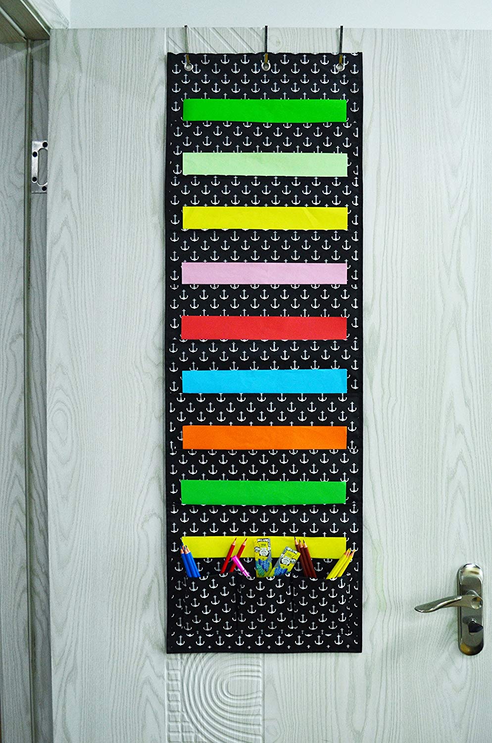 Godery Wall Pocket Chart Organizer, School Pocket ... – Grandado