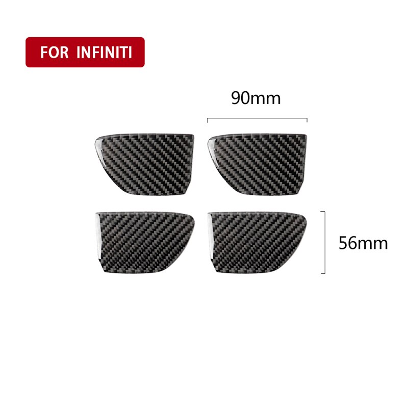1 Set van Auto styling Carbon Sticker Inter Deurkl... – Vicedeal