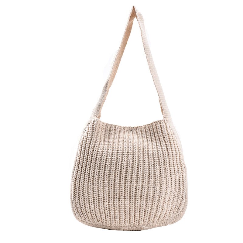 Vintage Knitted Braid Shoulder Shopping Bags for W... – Grandado
