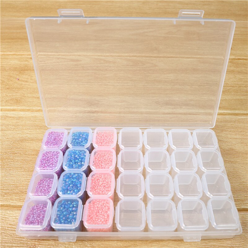 28 Slots Diamond Painting kits Plastic Storage Box... – Vicedeal