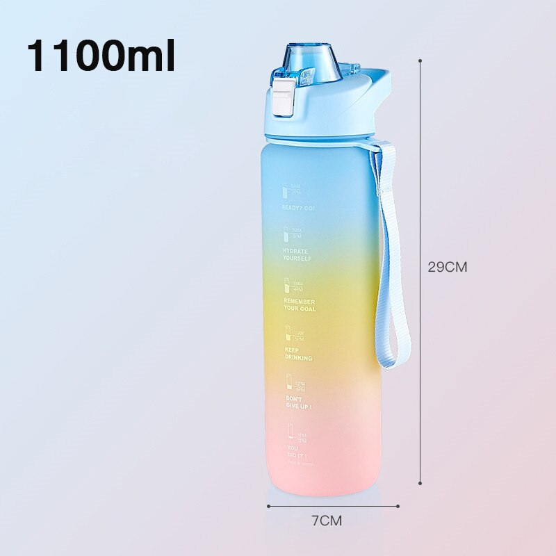 Botella de agua de gran capacidad de 2L, herramien... – Vicedeal