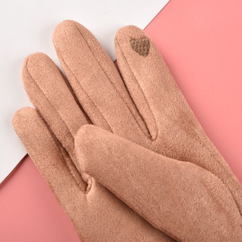 Vrouwen Warming Hand Handschoenen Suède Handschoen... – Grandado