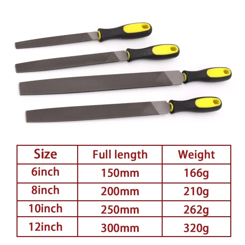 6 ''/8''/10 ''/12'' High-Carbon Staal Houten Rasp ... – Vicedeal