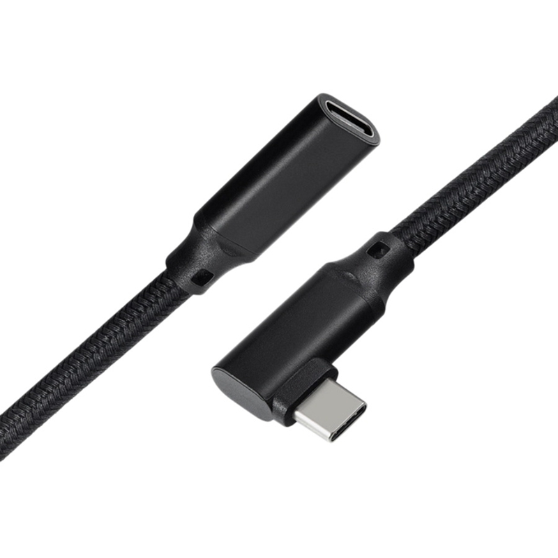 Type-C Verlengsnoer, 2 Meter 90 Graden Type C Quic... – Grandado