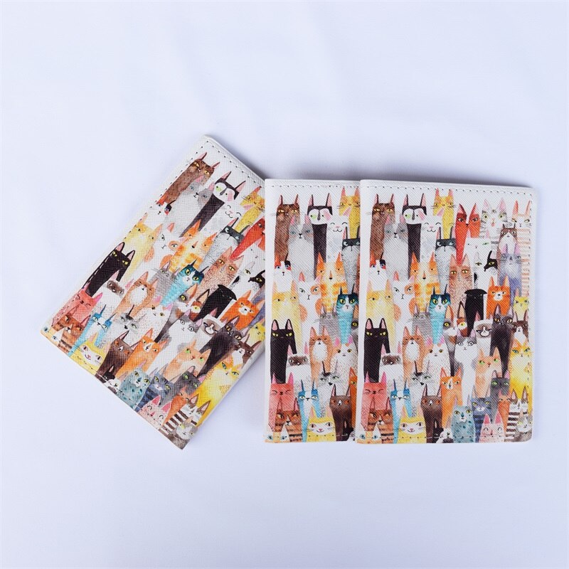 So Cute A Group Photo of Cat Passport Holder Trave... – Grandado