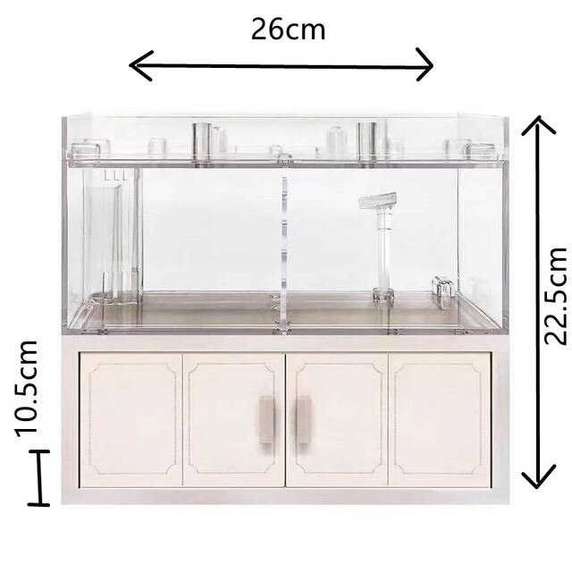 Aquarium Desktop Small Filter Fish Tank Super Whit... – Grandado