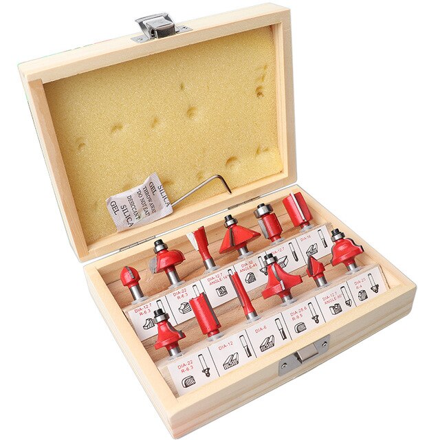 15 Stks/set 6Mm Router Bit Set Trimmen Rechte Free... – Vicedeal