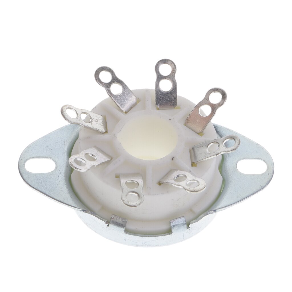 GZC8-Y-6 Ceramic PCB Mounting Tube Socket For KT88... – Grandado