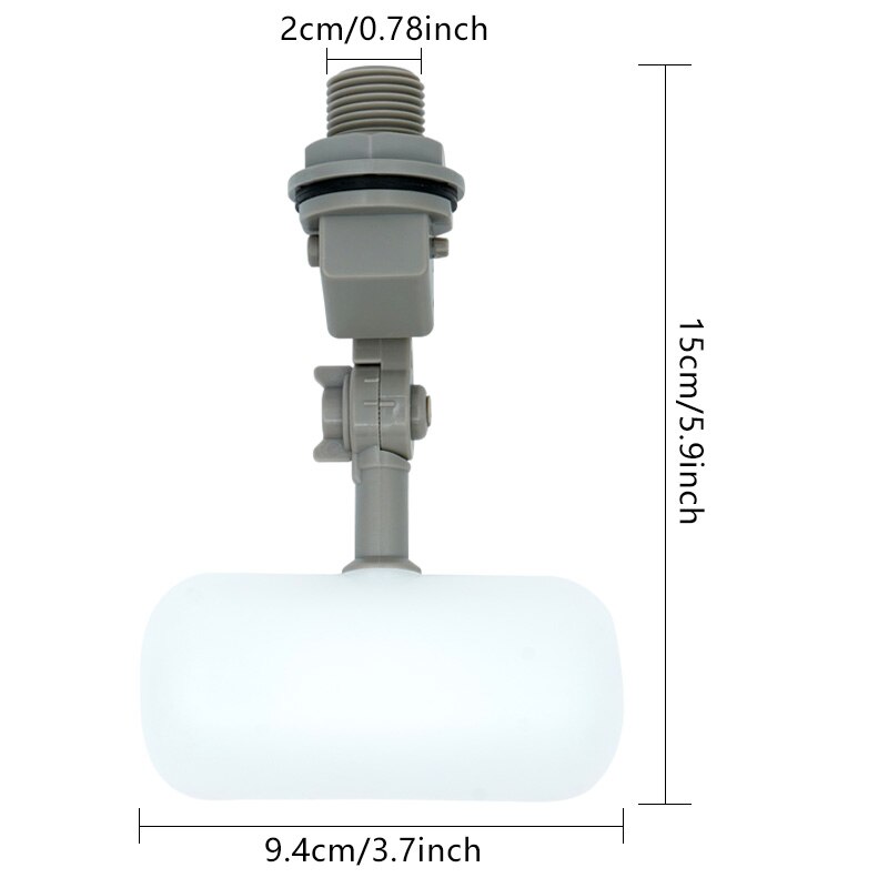 1Pcs Drijvende Kogelkraan 1/2 "3/4" Vee ... – Vicedeal