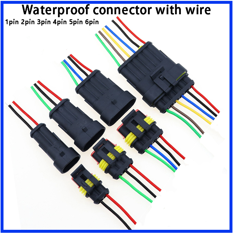 1Set Amp 1/2/3/4/5/6 Pin Way Kabelboom Voor Auto M... – Vicedeal