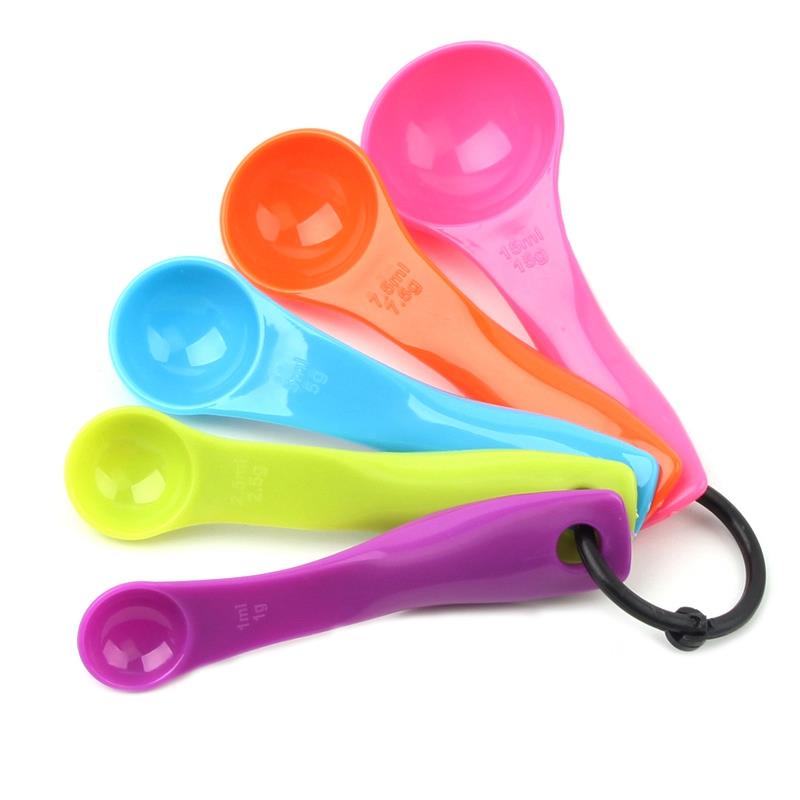 5PCS Colorful Small Measuring Spoon Stackable Plas... – Vicedeal