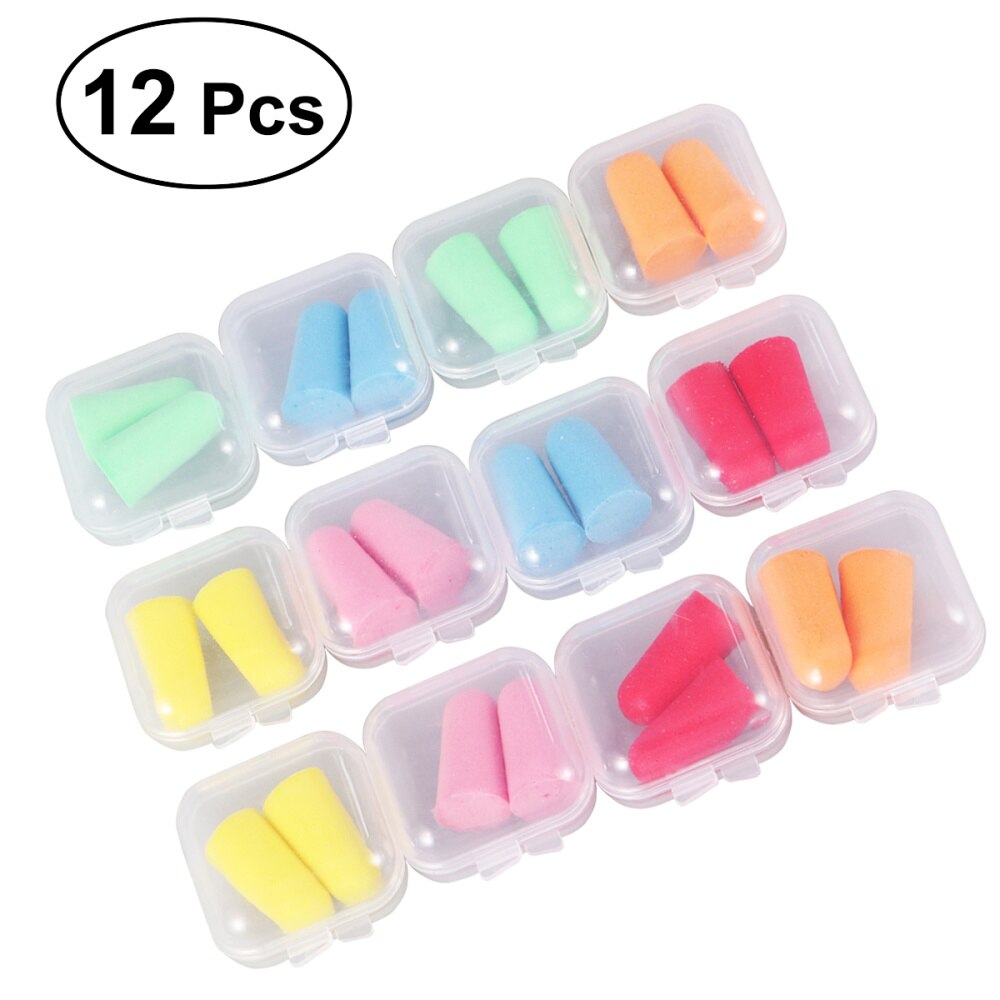 12 Boxes Anti-Noise Earplugs Quiet Sleeping Ear Pl... – Grandado