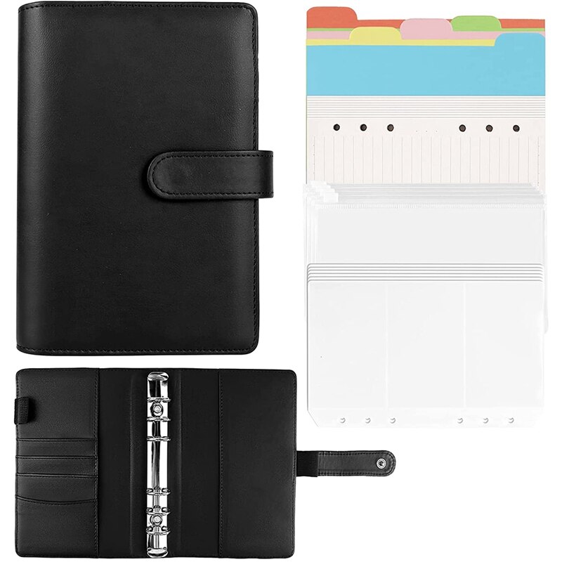 PU Notebook Binder Budget Planner, A6 Notebook wit... – Grandado