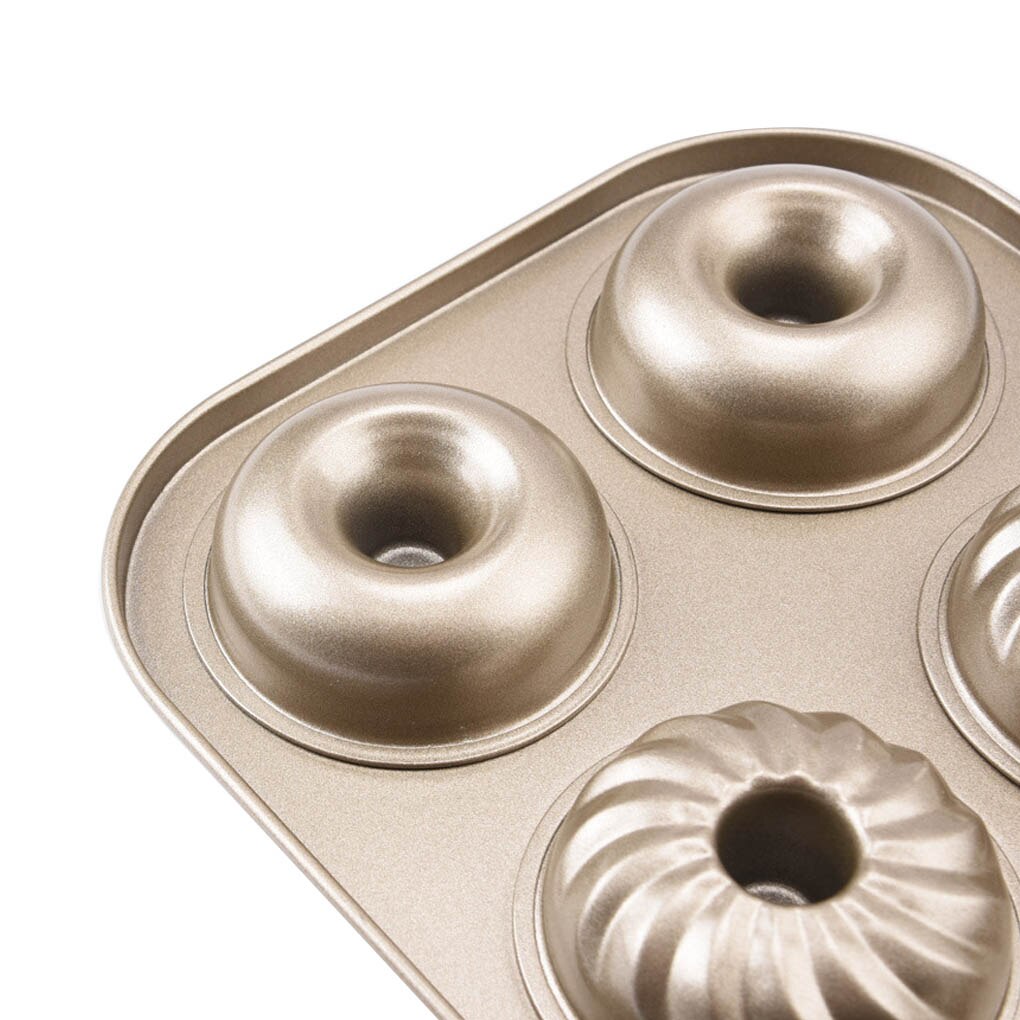6 Cavity Doughnut Mold Carbon Steel Donut Baking P... – Grandado