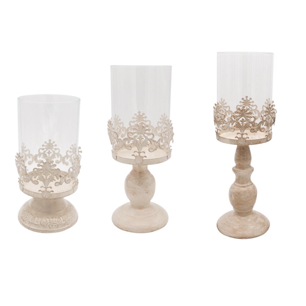 3pcs/set Decorative Pillar Holder Candle Tea Light... – Vicedeal