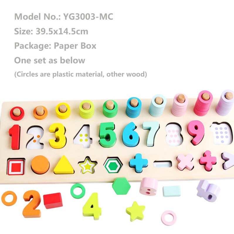 Kids Early Educational Toy Wooden Numbers Math Lea... – Vicedeal