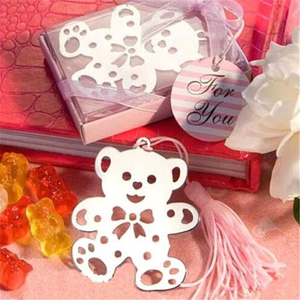Metal Bear Hollow Bookmark Tassel Page Book Maker ... – Grandado