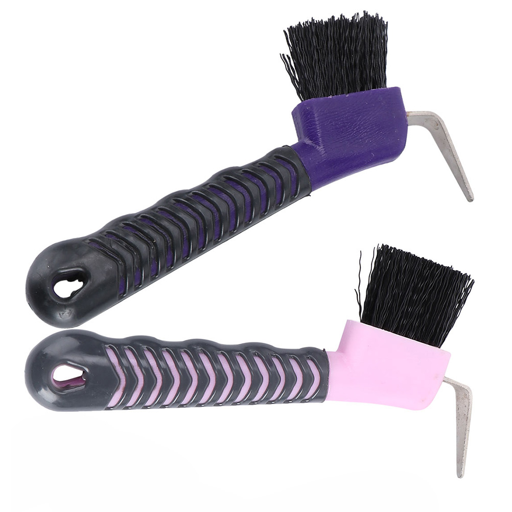 2PCS Grip Hoof Pick Horse Hoof Hook with Brush for... – Grandado