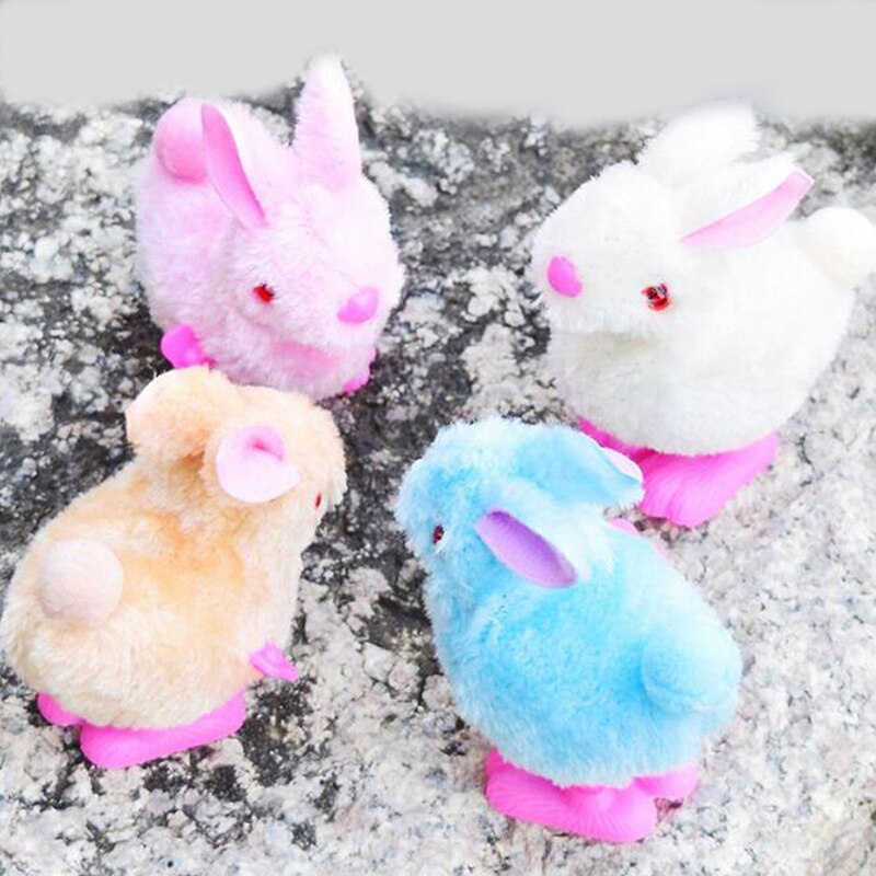 1 Pc Plastic Plush Cartoon Jumping Rabbit Random C... – Grandado