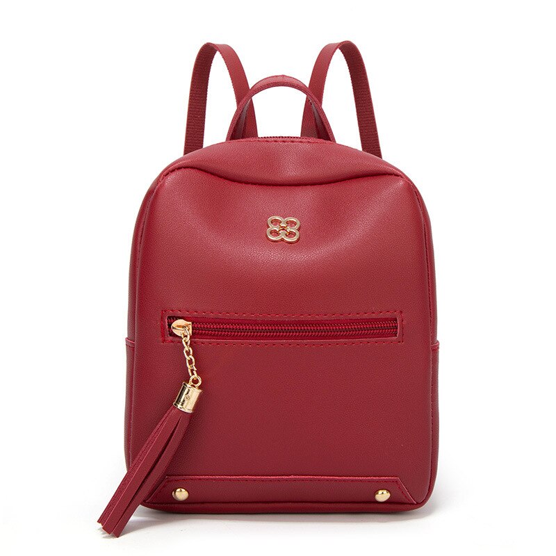 Vrouwen Mini Rugzak Tas Snoep Kleur Kleine Rugzak ... – Grandado