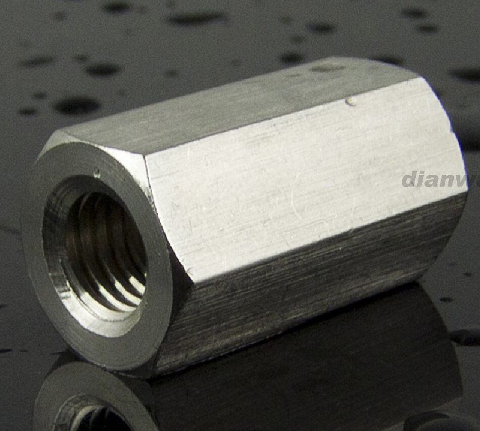 M5 304 Edelstahl Kupplung Mutter, Hex Rod Kupplung... – Vicedeal