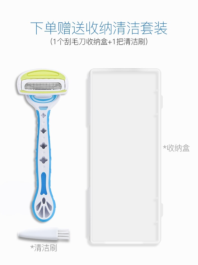 1 Razor Handle or 2 Razor Blades Manual Shaving Wo... – Grandado