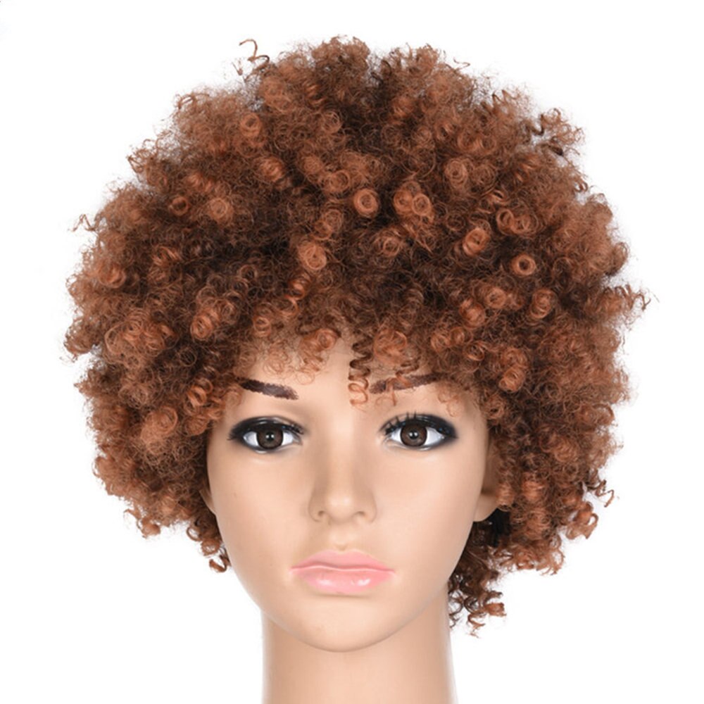 Synthetic Cury Wig 10 inch 110g Ombre Short Black ... – Vicedeal
