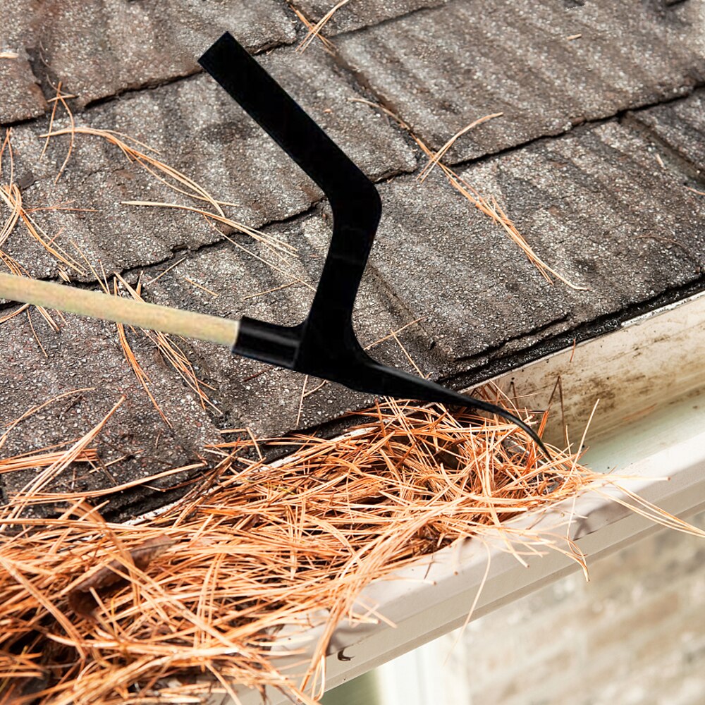Plastic Gutter Leaf Cleaner Roof Hook Farm Garden ... – Grandado